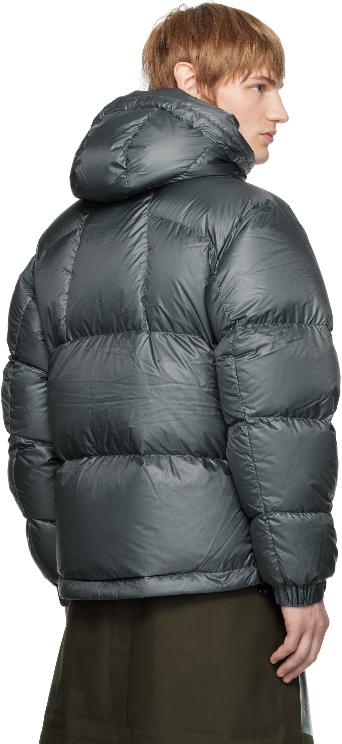 Goldwin Pertex Quantum Down Jacket In Urban Gray - 45% Off